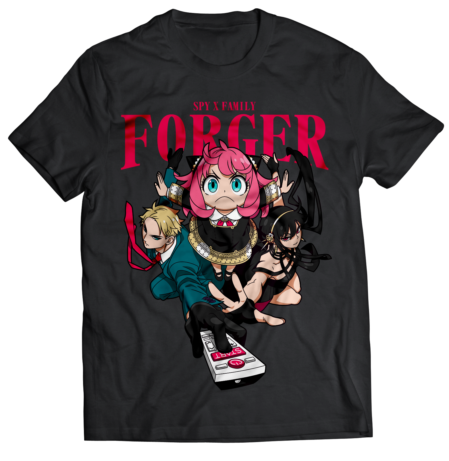 Playera Spy x Family Forger Family – Shiba custom shop